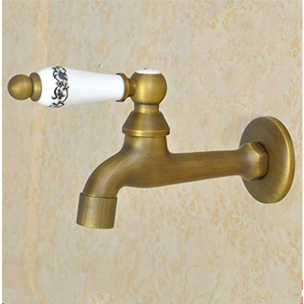 Wall-Mounted Cold Water Faucet Bathroom Lavatory Sink Bathtub Brass Taps Garden Patio Washing Machine Mop Pool Faucets,Kitchen Sink Taps Interesting Life