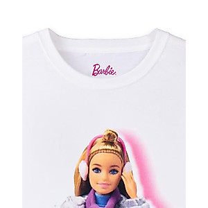Barbie Christmas T-Shirt Womens Ladies Merry Christmas White Top