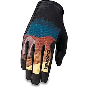 Dakine Mens Covert Full Finger Biking Gloves, Fire Mountain, X-Small