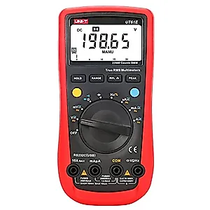 UNI-T UT61E Digital Multimeter True RMS Peak Meter PC Connect AC DC Voltage Relative Mode 22000 Counts Data Hold Auto Range