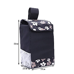 SH-gwtc Shopping Cart Bags/Trolley Replacement Bag Oxford Cloth Waterproof Storage Bag 39L