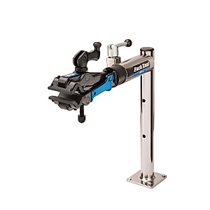 Park Tool Adult PRS-4.2-2 - Deluxe Bench Mount Repair Stand with 100-3D Micro Adjust Clamp Tool