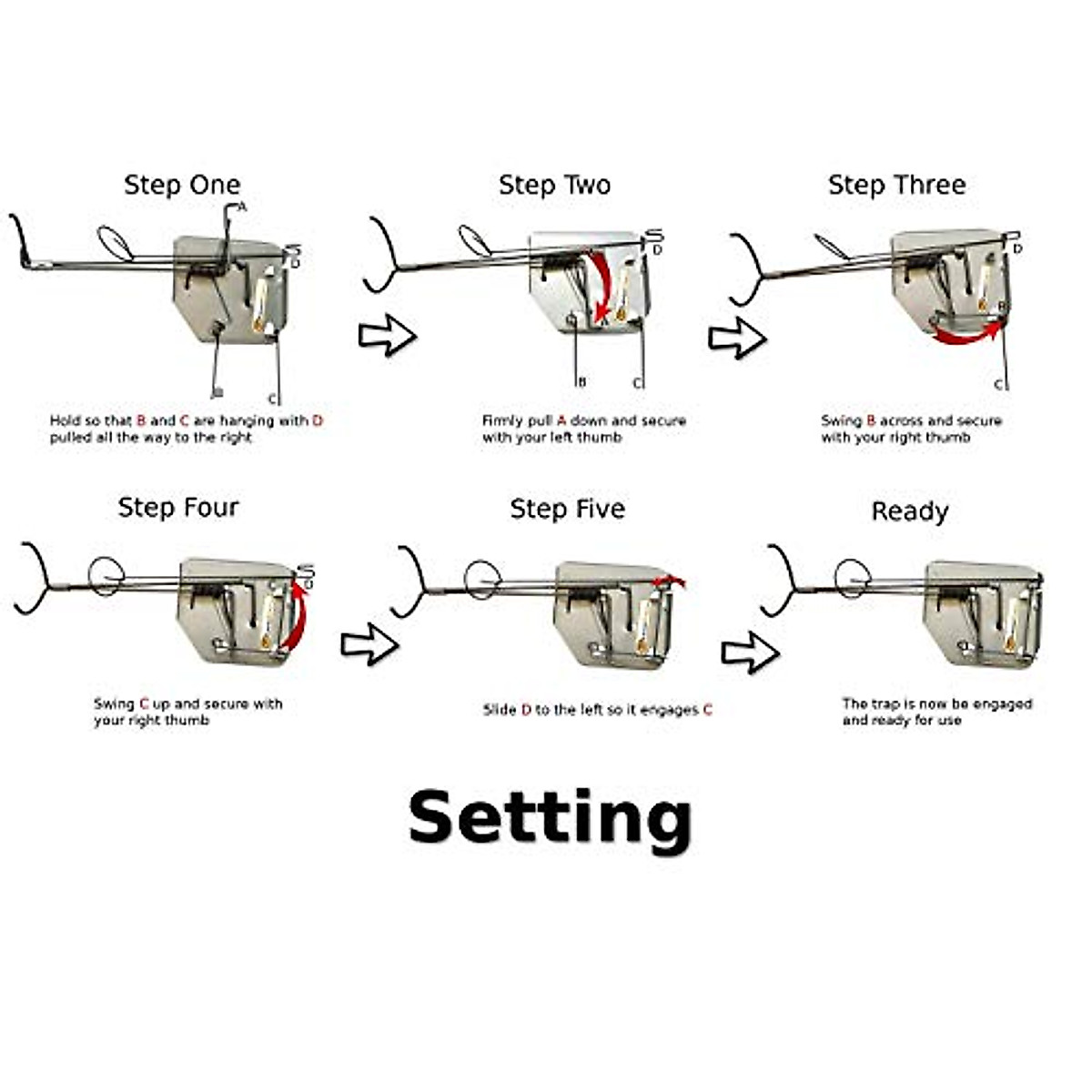Gopher Trap (Pack of 2) LASSO TRAP Galvanized & Oil Hardened Steel//Super Cost-Effective, Reusable, & Durable Animal Trap Best in The Lawn, Yard, Garden, Farm, & All Outdoor Settings w/Manual