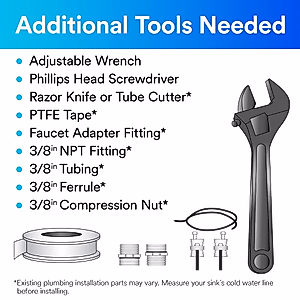 3M Aqua-Pure Under Sink Full Flow Drinking Water Filter System 3MFF100, Sanitary Quick Change, Reduces Particulates, Chlorine Taste and Odor, Cysts, Lead, Select VOCs
