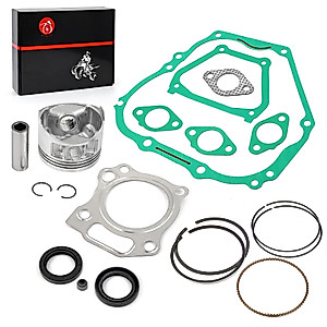301cc Piston & Ring and Gasket Seal Engine Rebuild Kit STD Compatible with Yamaha Golf Cart G11 G16 G20 1996-2002