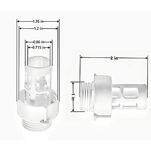 Fuoequl 10184 Pool Drain Adapter Garden Connector Adapter for Intex Hose Adapter Round Swimming Pool Drain