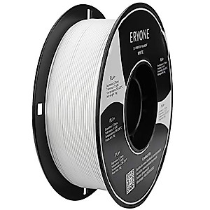 ERYONE PLA Plus Filament 1.75mm PLA+ 3D Printer Filament +/-0.03mm, 1kg (2.2lbs)/ Spool, White