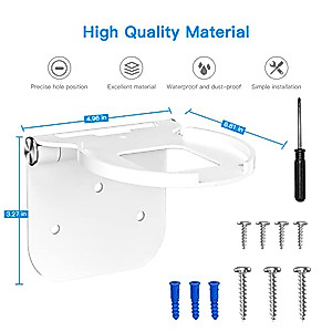 OkeMeeo Adjustable Wall Mount for Furbo Dog Camera Treat Dispenser, NOT Compatible with 2022 New Version Furbo Dog Camera 360° (White)