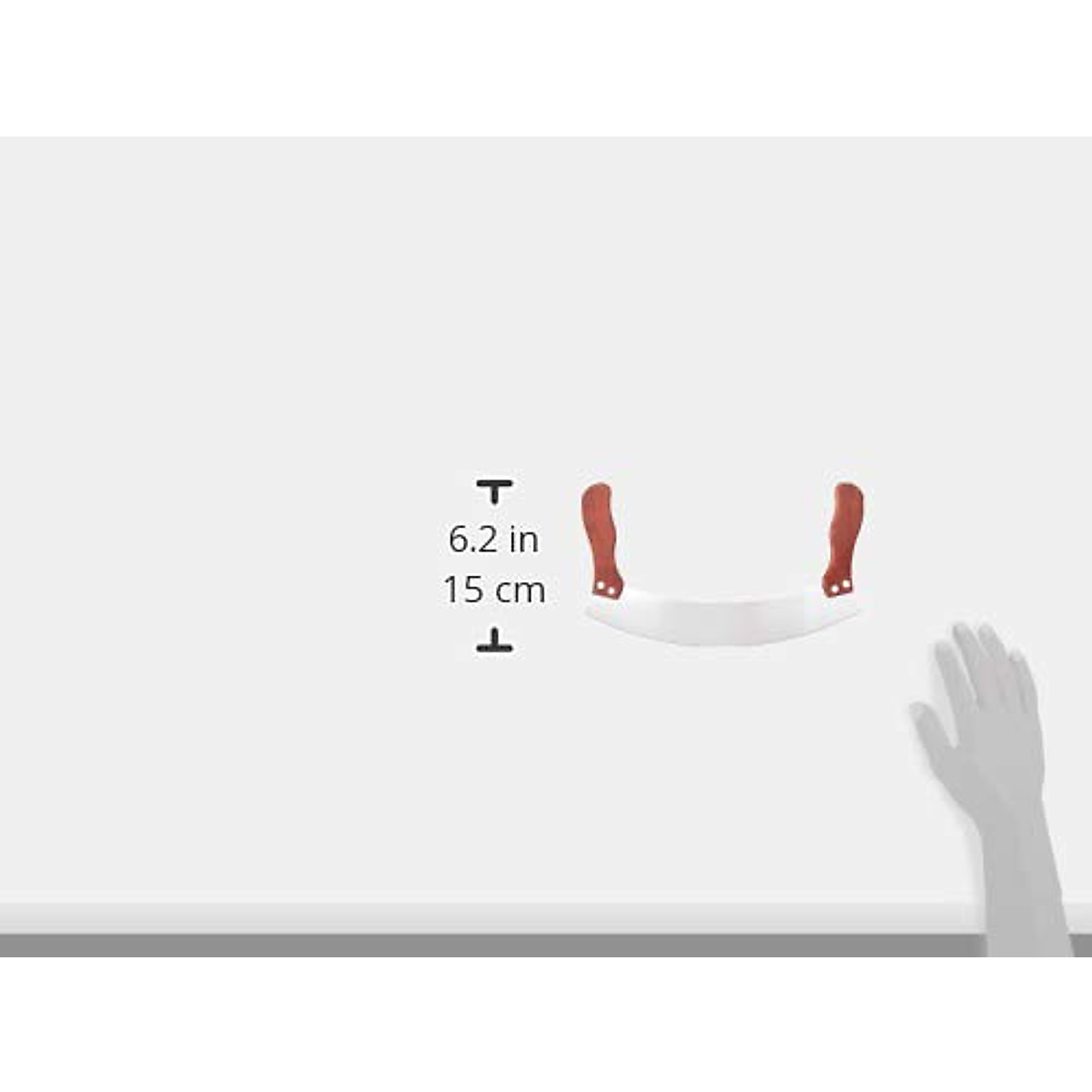 Kole Curved Chopping Knife Kitchen Essentials, Regular, Silver