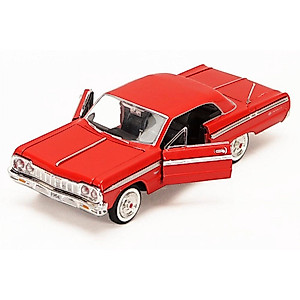 1964 Impala Red 1/24 Diecast Model Car by Motormax