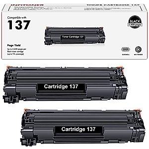 137 Toner Cartridge 2-Pack Compatible Replacement for Canon 137 Black Toner Cartridge CRG137 for ImageCLASS D570 MF232w MF242dw MF236n MF249dw MF244dw MF247dw MF227dw MF229dw Printer Toner