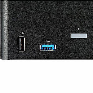 StarTech.com 2 Port Triple Monitor DisplayPort KVM Switch - 4K 60Hz UHD HDR - Desktop DP 1.2 KVM with 2 Port USB 3.0 Hub (5Gbps) & 4X USB 2.0 HID Ports, Audio - Hotkey Switching - TAA (SV231TDPU34K)