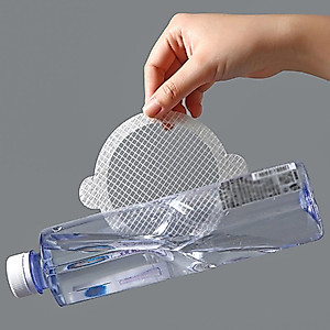 papasgix 50pack Disposable Drain Hair Catcher, Disposable Shower Drain Cover Hair Catcher Mesh Stickers, Hair Collector Cleaner for Shower Bathtub Bathroom Kitchen (Rund 3.5 in)