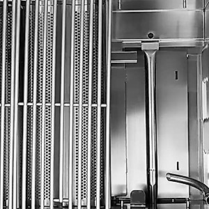 Blaze Prelude LBM 32-Inch 4-Burner Built-in Natural Gas Stainless Steel Grill with Flame-Stabilizing Grids, Heat Zone Separators, Drip Tray and Hood