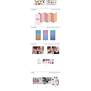 TXT Minisode 1 : Blue Hour 3rd Mini Album R Version CD+128p PhotoBook+2p Sticker+Lyric Paper+43p Behind Book+1p PhotoCard+1p PostCard+Tracking Sealed