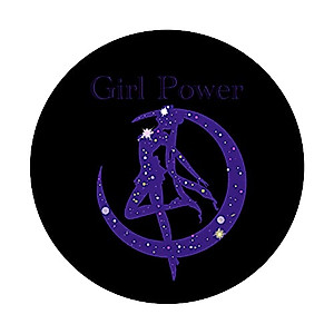 Crescent Moon Planet Sailor Astronomy Mom Anime Girl Fans PopSockets Swappable PopGrip
