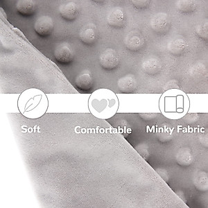 Baby Security Blankets Fox and Puppy for Newborn Babies 2 in 1 Stuffed Animals Gift for Toddler and Infant Super Soft Minky Dot Fabric 15 Inch