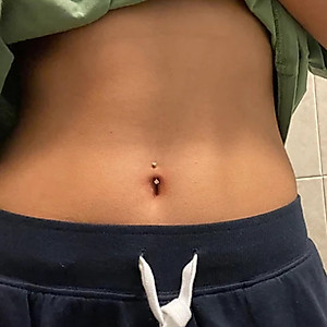 Ocptiy 14G G23 Titanium Eyebrow Ring Daith Rook Ear Earring Piercing Jewelry Belly Navel Button Ring Snake Forg Eye Tongue Vertical Labret Lip Curved Barbell Piercing Jewelry Women Men 6mm 8mm 10mm