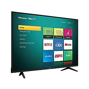 Hisense 43-Inch Class 4K Smart TV R6 Series HDR Motion Rate 120 Aspect Ratio 16:9 Sleep Timer (Renewed)