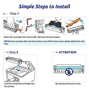 INK E-SALE Compatible Toner Cartridge Replacement for HP 55A CE255A Toner Ink Black for HP P3015 P3015D P3015DN P3015N P3015X P3010 HP MFP M521DW M521DN M525C M525DN M525F Printer
