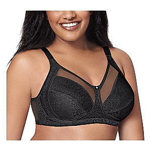 JUST MY SIZE Lace Bra with Foam Wire, Shaping Bra with Convertible Straps