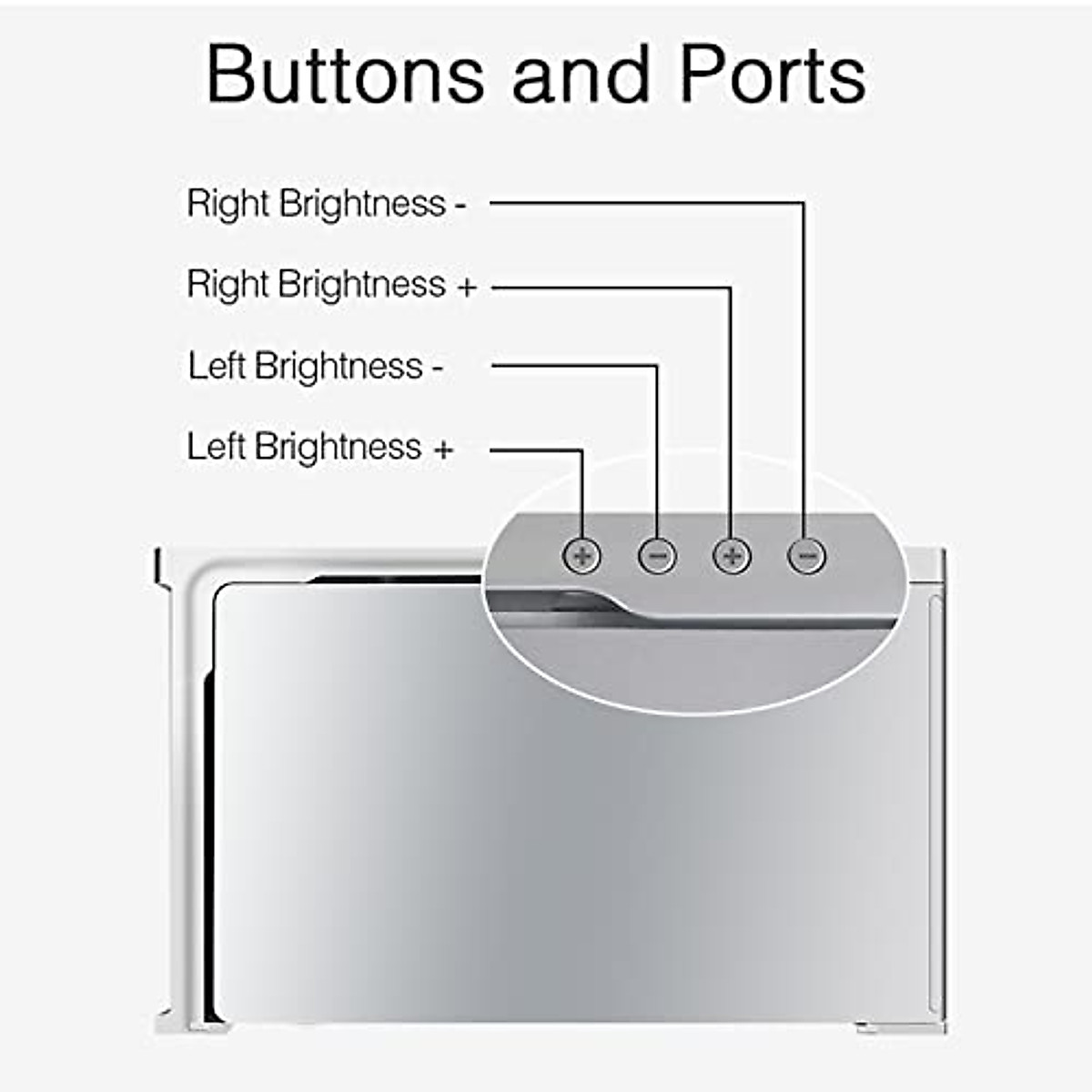 Asixxsix 13.3 Inch Triple Portable Monitor, Rotating FHD 1080P IPS ...