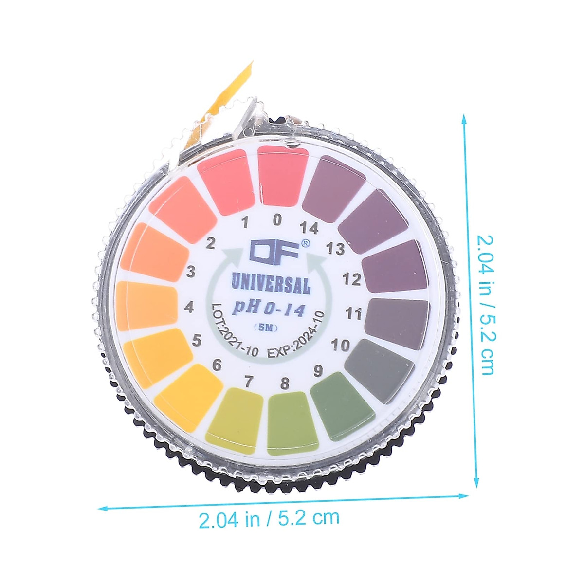 VINTORKY 1 Roll Extensive Test Strips Liquid Meter Tape Paper