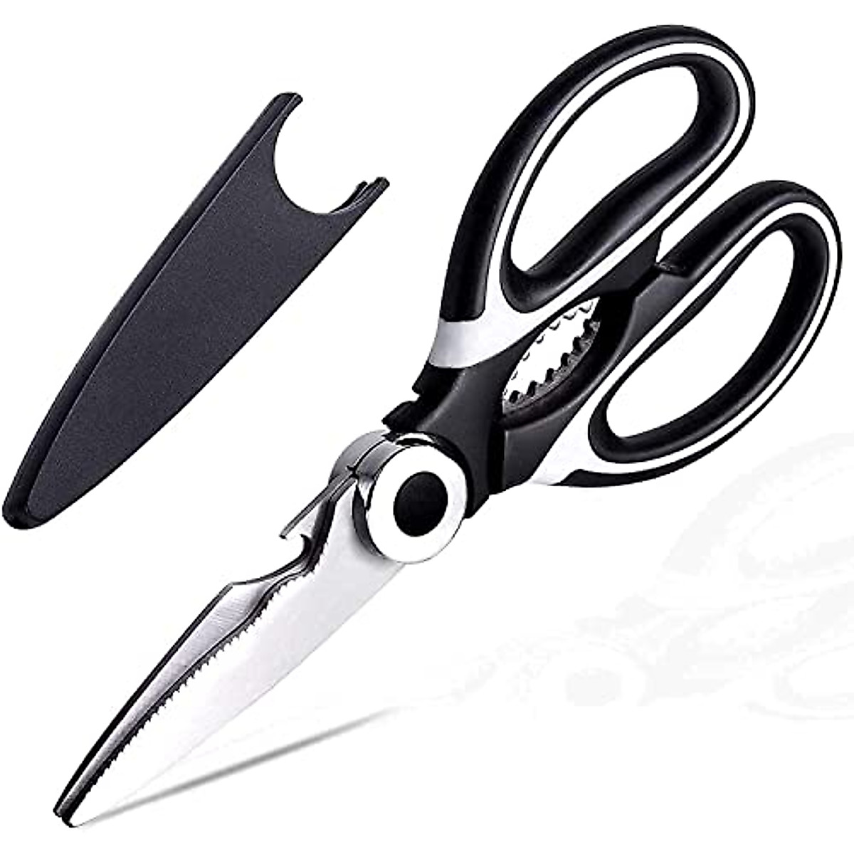 Kitchen Shears, Sharp Stainless Steel Kitchen Scissors, All-purpose Heavy Duty Scissors Essential in Kitchen Gadgets, Dishwasher Safe