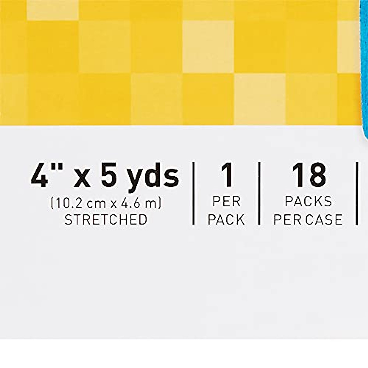 McKesson Cohesive Bandage, Non-Sterile, Self-Adherent Closure, Multi-Color, 4 in x 5 yds, 1 Count, 18 Packs, 18 Total