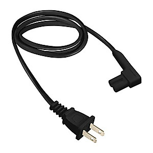 Vebner 3-Foot Power Cord Compatible with Sonos One, Sonos One SL, Sonos Play-1 Speakers - Power Plug Cable (Standard, Black)