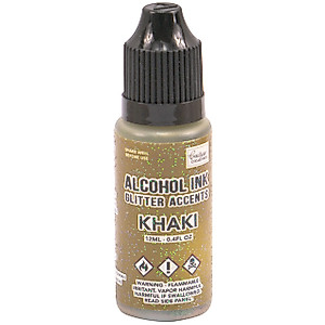 ARTDECO CREATIONS LTD Khaki Alcohol Ink Glitter