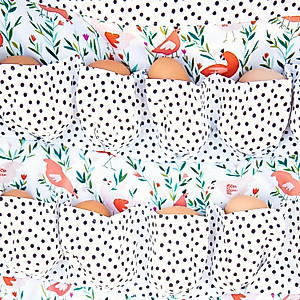 Egg Apron for Fresh Eggs, Egg Collecting Apron with 18 deep pockets, Chicken Egg Apron for Women, Egg gathering apron Multicolor