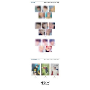 TXT Minisode 1 : Blue Hour 3rd Mini Album R Version CD+128p PhotoBook+2p Sticker+Lyric Paper+43p Behind Book+1p PhotoCard+1p PostCard+Tracking Sealed
