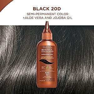 Clairol Professional Beautiful Collection Hair Color, 20d Black, 3 oz