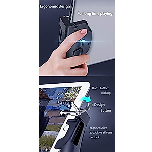 Ytuomzi Mobile Game Controller for iPad/Tablets, Sensitive Shoot Aim Gamepad Trigger for PUBG/Knives Out, Handgrip for Tablet & Smartphones