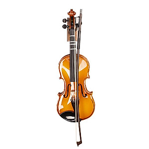 String Swing Hardwood Home & Studio Violin Hanger Wall Mount - for Small Violins and Violas - Black Walnut