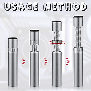 GPU Bracket, Adjustable Graphics Card Bracket with Magnet GPU Brace Support Video Card Support Graphics Card Holder Bracket GPU Stand for Prevent Graphics Card from Drooping (L, Silver)