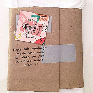 Thank You Cards Small Business | 108 Thank You for Your Order Cards 6 Designs 3.5"x3.5" | Thank You for Supporting My Small Business |Cards Small Thank You Cards Mini Thank You for Shopping Cards…