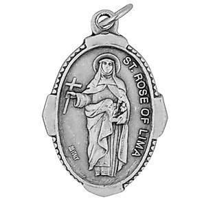 Venerare Traditional Catholic Saint Medal (Saint Rose of Lima)