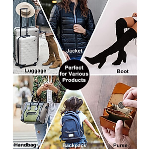 Zipper Pull, Upgraded Zipper Pull Replacement (24 Pack), Universal Replacement Zipper Pull, Zipper Tab Replacement, Small Zipper Pulls for Backpacks, Luggage, Clothes, Jacket, Purse, Boot (Black)