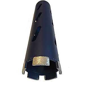 1 3/4" Laser Welded Dry Diamond Core Drill Bits for Cutting Concrete and Asphalt, 1 3/4" Diameter x 11" Length