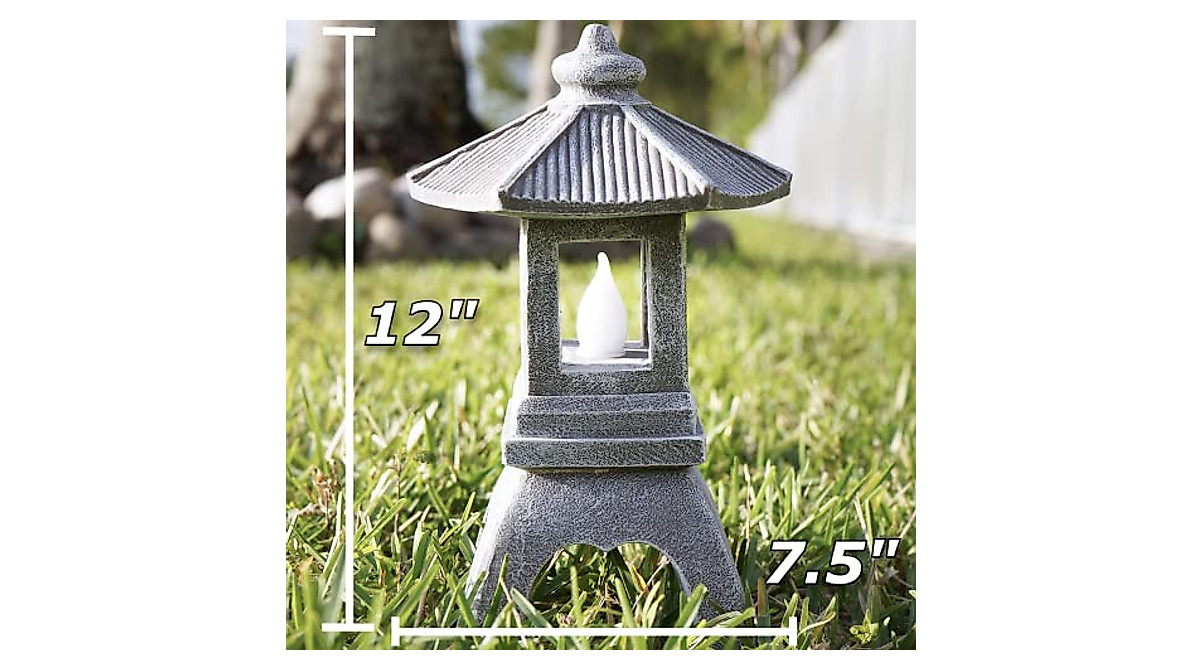 Illuminate Your Garden: Solar Pagoda Statue & Zen Light
