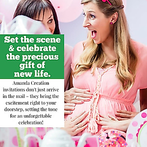 Amanda Creation O' Baby St. Patrick's Day Baby Shower Fill In Invitations set of 20 with envelopes