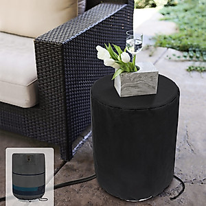 Stanbroil Propane Tank Cover with Side Stable Tabletop Feature for Standard 20lb Tank Cylinder, Waterproof and UV Resistant Gas Cylinder Cover