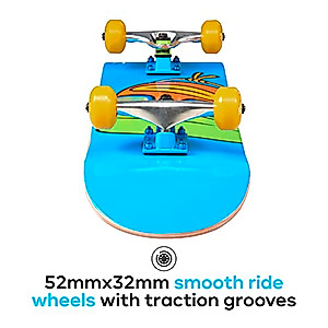 Fortnite 31" Skateboard - Cruiser Skateboard with Printed Graphic Grip Tape, ABEC-5 Bearings, Durable Deck & Smooth Wheels