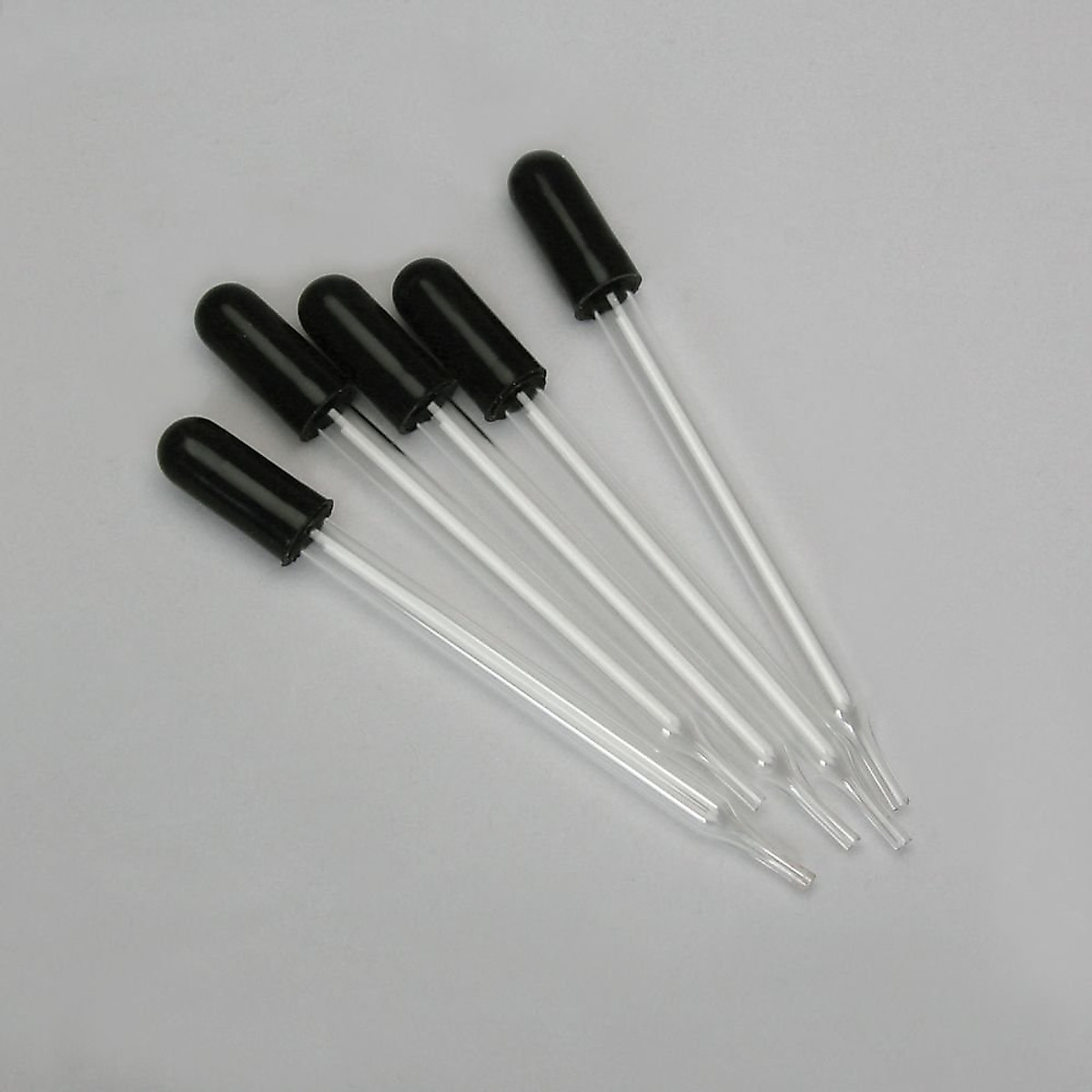 Medicine Dropper, Glass, Straight Tip, 4", Pack Of 12