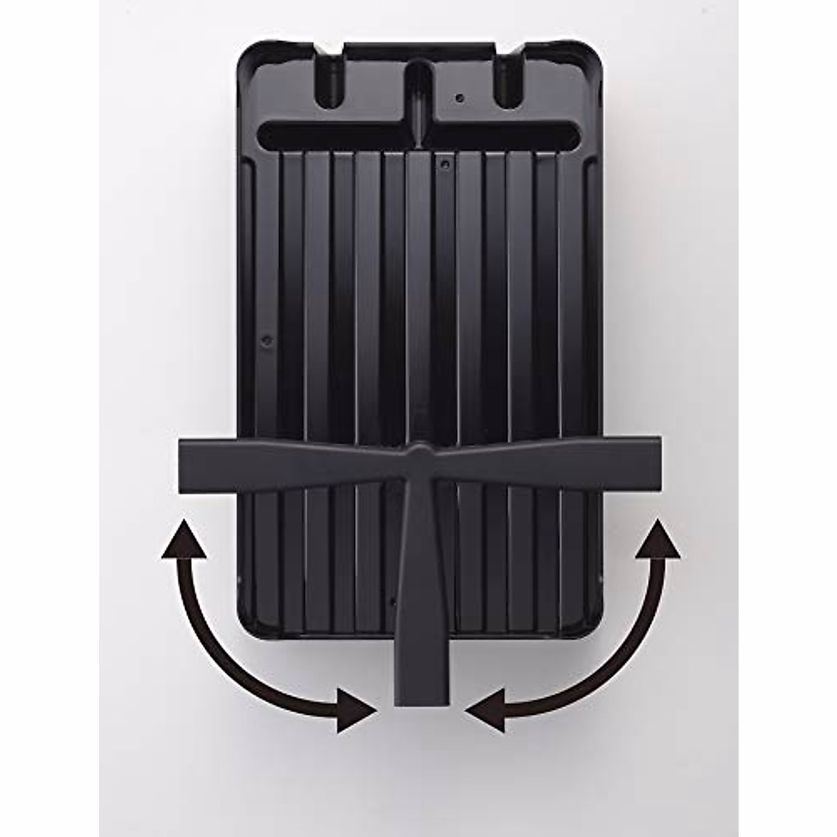 Yamazaki Home Drainer-Drying Kitchen Counters | Plastic | Dish Rack, One Size, Black