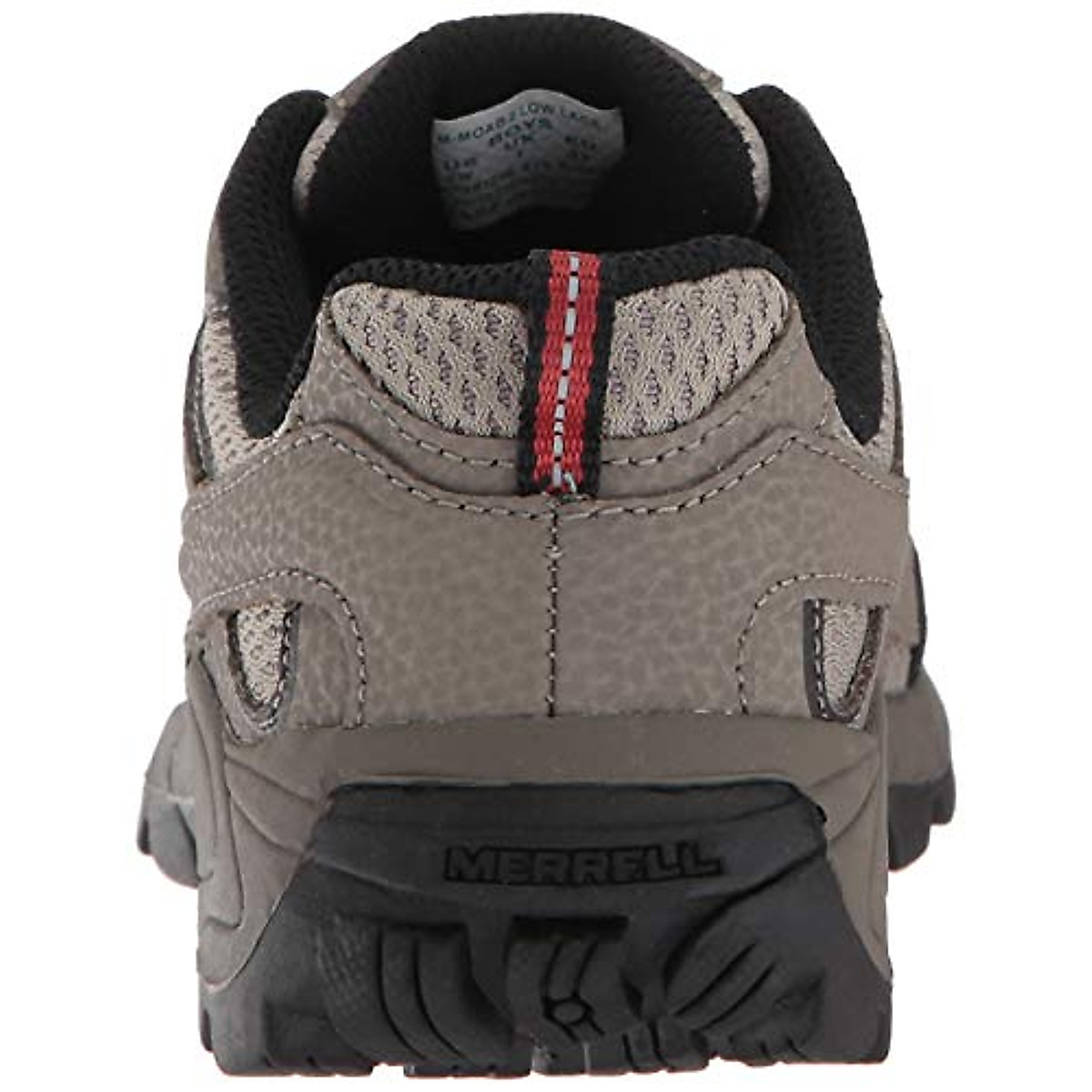 Merrell Moab 2 Low LACE Hiking Sneaker, BARK Brown, 4 Wide US Unisex Big_Kid