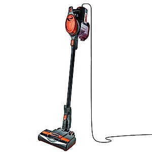 Shark HV301 Rocket Ultra-Light Corded Bagless Vacuum for Carpet and Hard Floor Cleaning with Swivel Steering, Gray/Orange