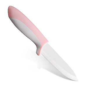 YUSOTAN Ceramic Paring Knife - 4-Inch with Sharp Ceramic Blade and Unique Hippopotamus Cover - Handle Fruit and Vegetables Kitchen Knife(Green)
